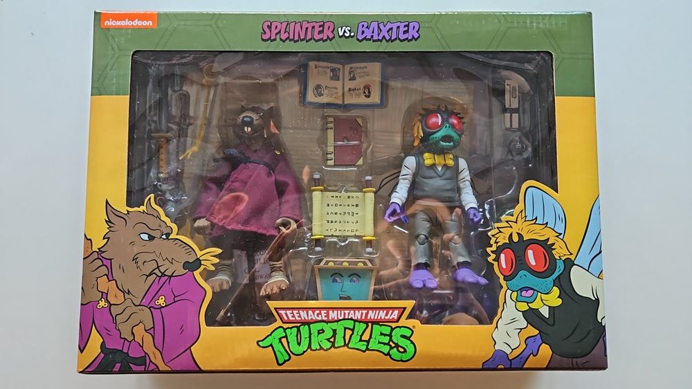 NECA: Teenage Mutant Ninja Turtles - Splinter vs. Baxter Ac (Gebraucht ...