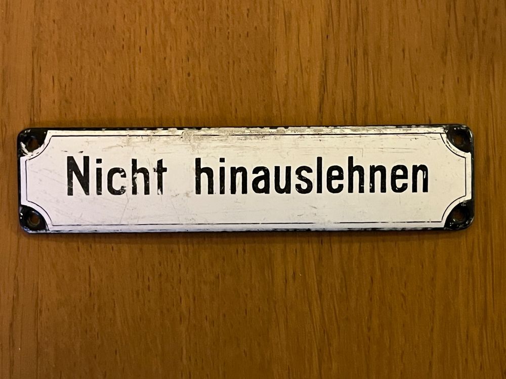 Antikes Tram Emailschild Basler Tram BVB Zug Eisenbahn (Gebraucht) in Lausen für CHF 26 – mit ...