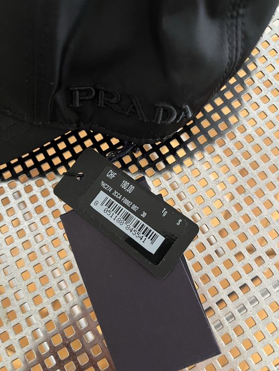 Prada Cap, schwarz, neuwertig, mit Etikett, Gr. S 😎 (Neu und ...