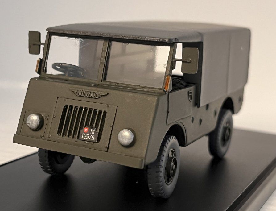 Mowag GW 3500 grün m/Plache CH-Armee 1_48 (Neu und originalverpackt) in ...