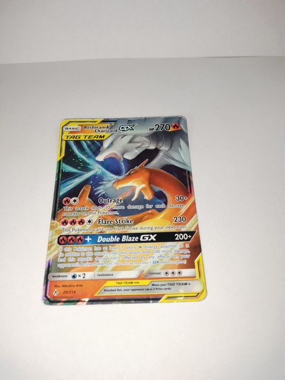 Pokémon Karte Reshiram & Charizard GX (Gebraucht) in Niederweningen für CHF 9.9 – mit Lieferung ...