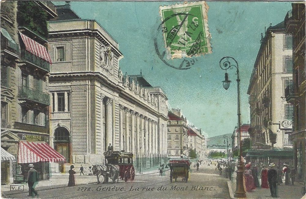 Genève La rue du Mont-Blanc 1911 | Kaufen auf Ricardo Genève La rue du Mont-Blanc 1911 | Kaufen auf Ricardo