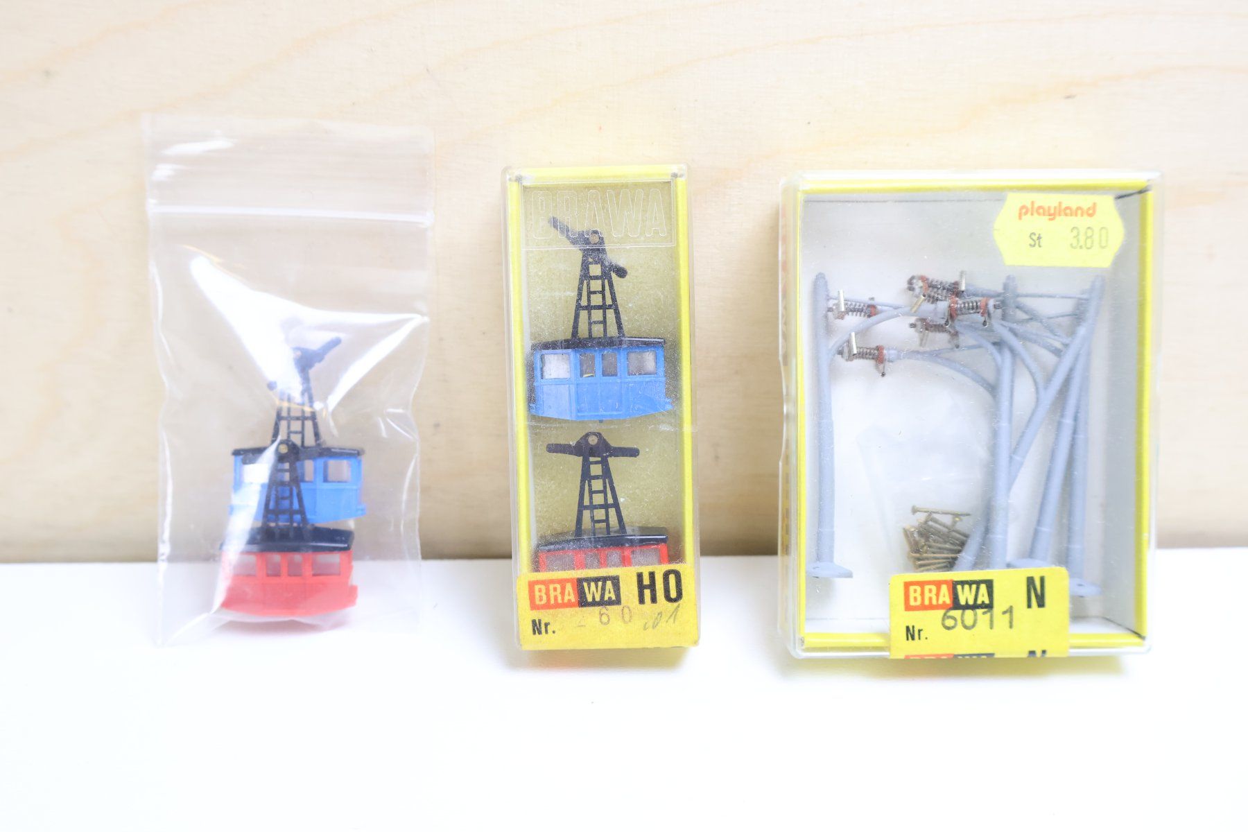 BRAWA Elektro Seilbahn Gondel Set & mehr 2 x 6561 - Rarität (Gebraucht ...