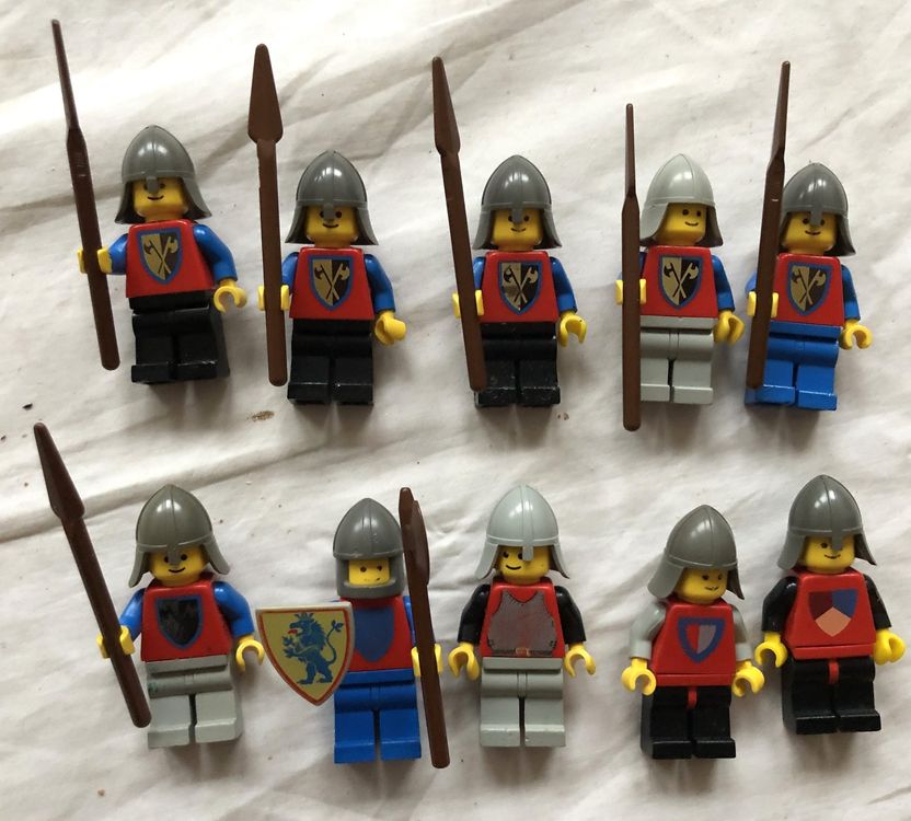 10x LEGO - Ritter - Minifiguren - 80er Jahre (Gebraucht) in ...