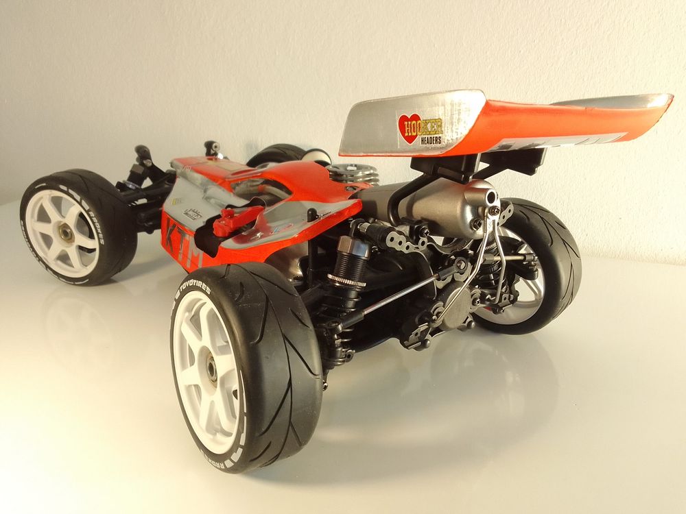 Tamiya nitro Blaster 15ci.ou échange contre planeur env.3m (Gebraucht ...