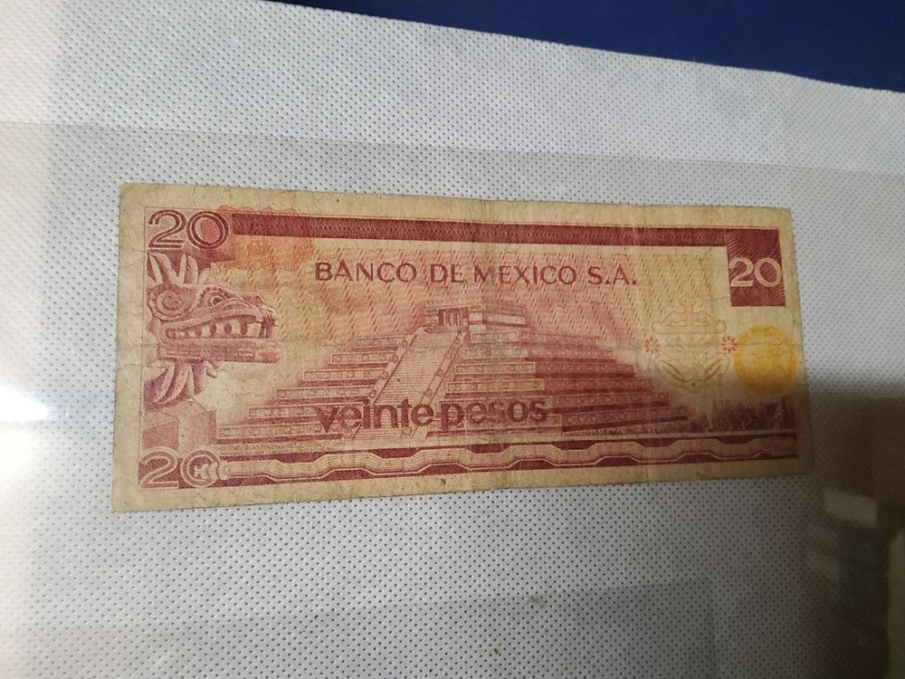 Banknote México 1977 (Gebraucht) in Herisau für CHF 1.3 – mit Lieferung ...