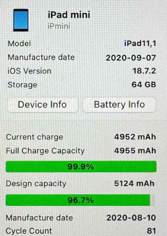 Apple iPad mini 5th Gen (A2133), Wi-Fi, 64GB, Silver (Gebraucht) in ...