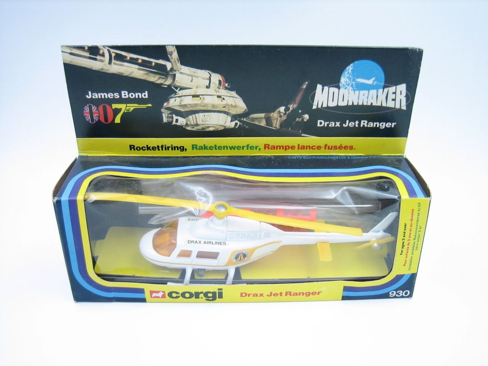 Corgi James Bond 007 Moonraker Drax Jet Ranger RAR (Gebraucht) in ...