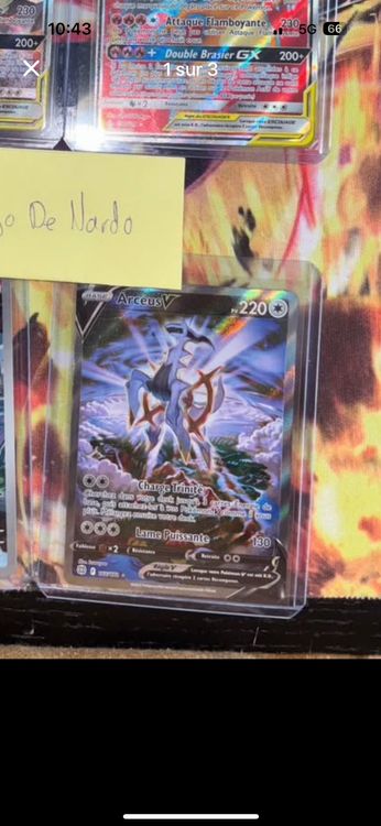 Carte Pokemon Acreus V Alternative francais (Neu (gemäss Beschreibung ...