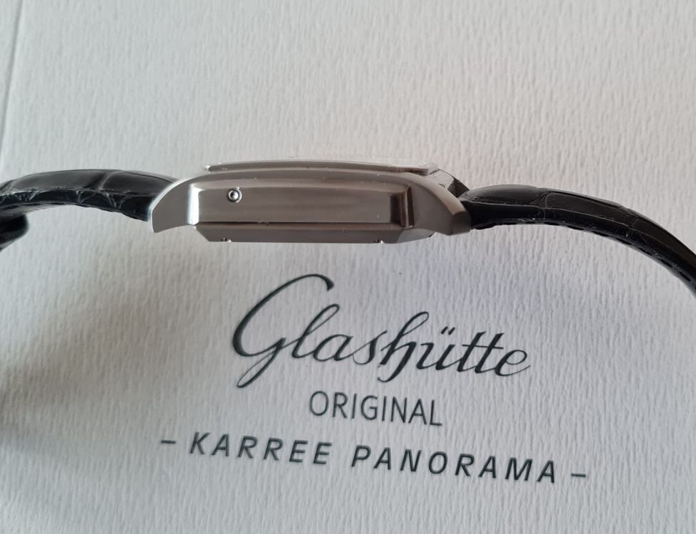 Glashütte Original Senator Karree Mondphase Automatic (Gebraucht) in ...