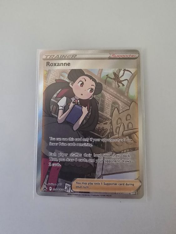 Carte Pokémon Roxanne Supporter Full Art - Etat parfait! (Neuf (Voir ...