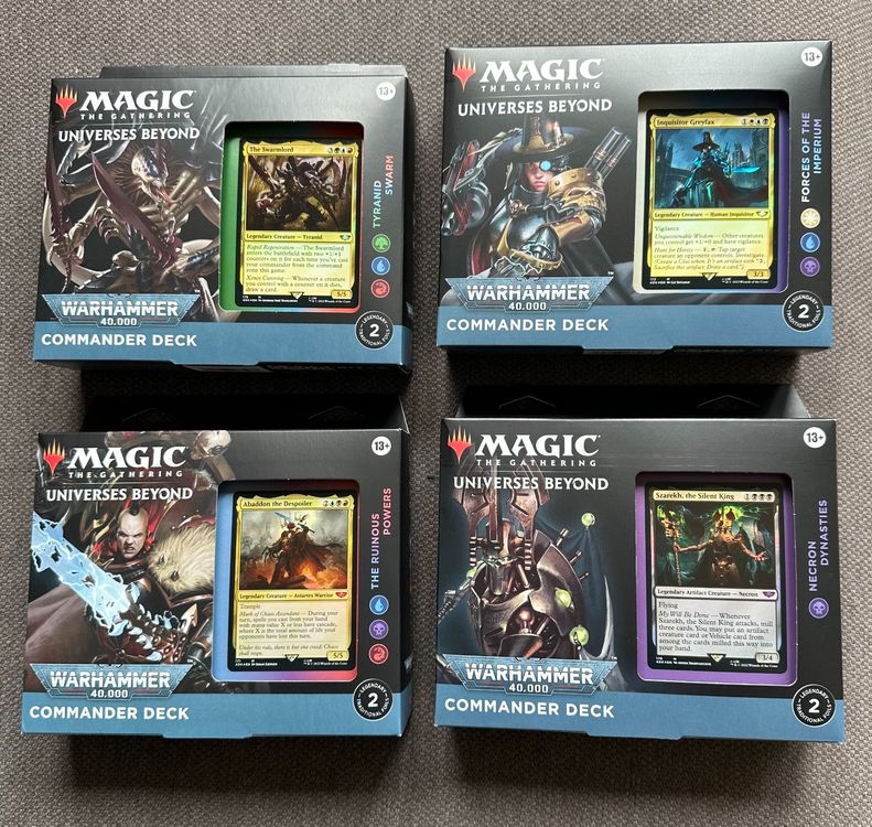 Warhammer 40000 Commander Decks - EN - Magic the Gathering (Neu und ...