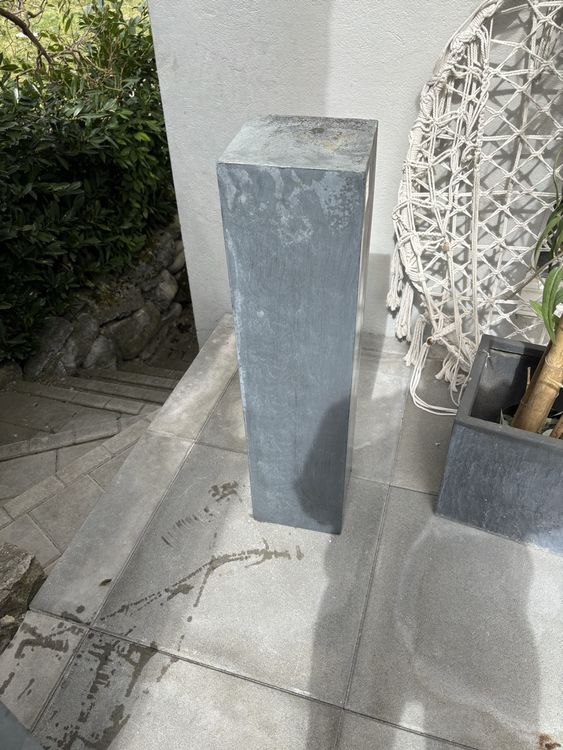 Saule Garten Beton