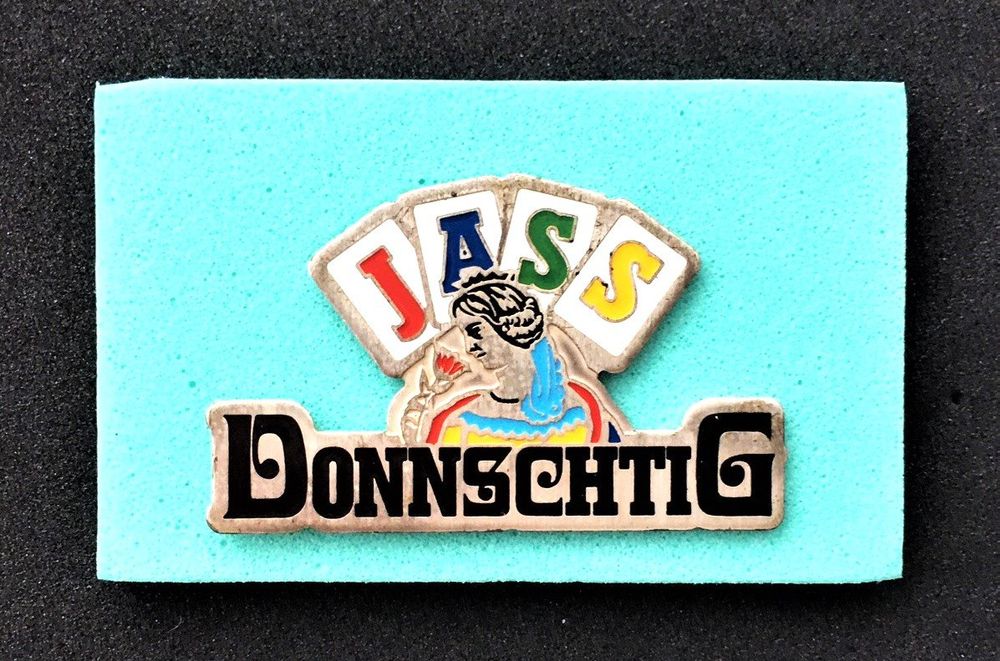 1 Pin Donnschtig Jass | Kaufen auf Ricardo
