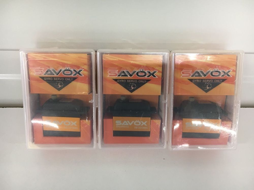 Savöx Servos SB-2272MG, Gyro Servo, 3x (Neu und originalverpackt) in ...