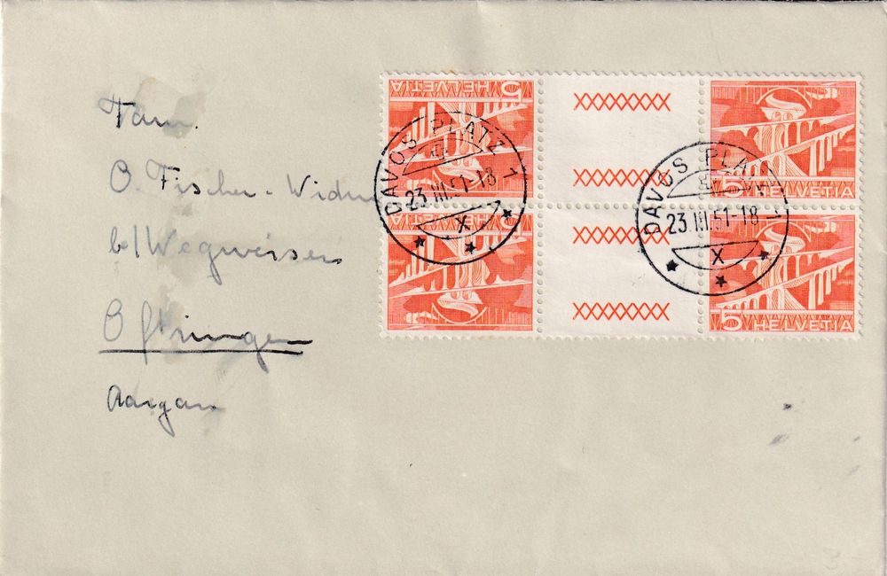 Kehrdruck mit Zwischensteg Nr.S60 von DAVOS-PLATZ | Kaufen auf Ricardo