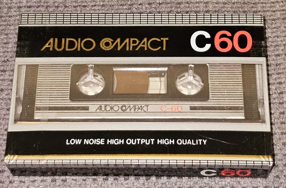 💥 NICHT ZU FINDEN! cassette Swiss made"AUDIO COMPACT C60"💥 (Neu und ...