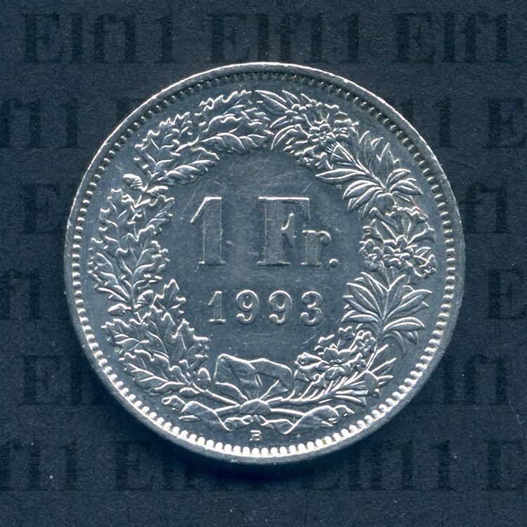 CHF___1.00 1993 -vz 1 Franken (Gebraucht) in Widnau für CHF 2 – mit Lieferung auf Ricardo kaufen