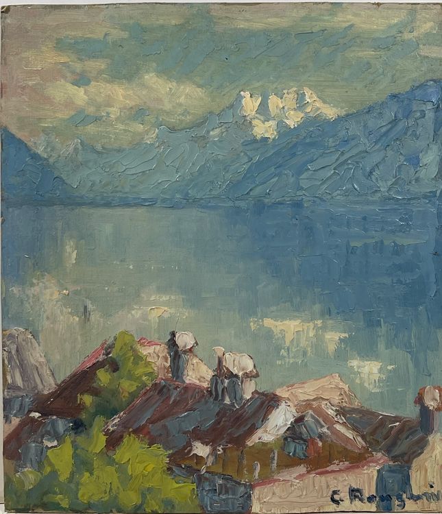 Gemälde mit see Anblick unleserlich Signiert (Gebraucht) in Root für CHF 50 – mit Lieferung auf ...