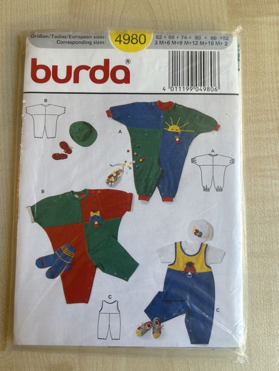 Cartamodello Burda 4980 - | Kaufen auf Ricardo