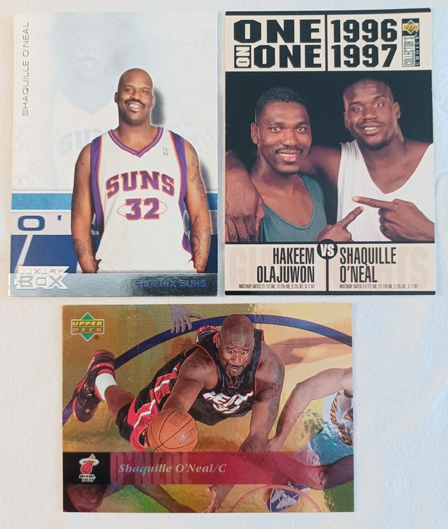 3x NBA SHAQUILLE O'NEAL Basketball Cards Shaq Attack Lot (Gebraucht) in ...