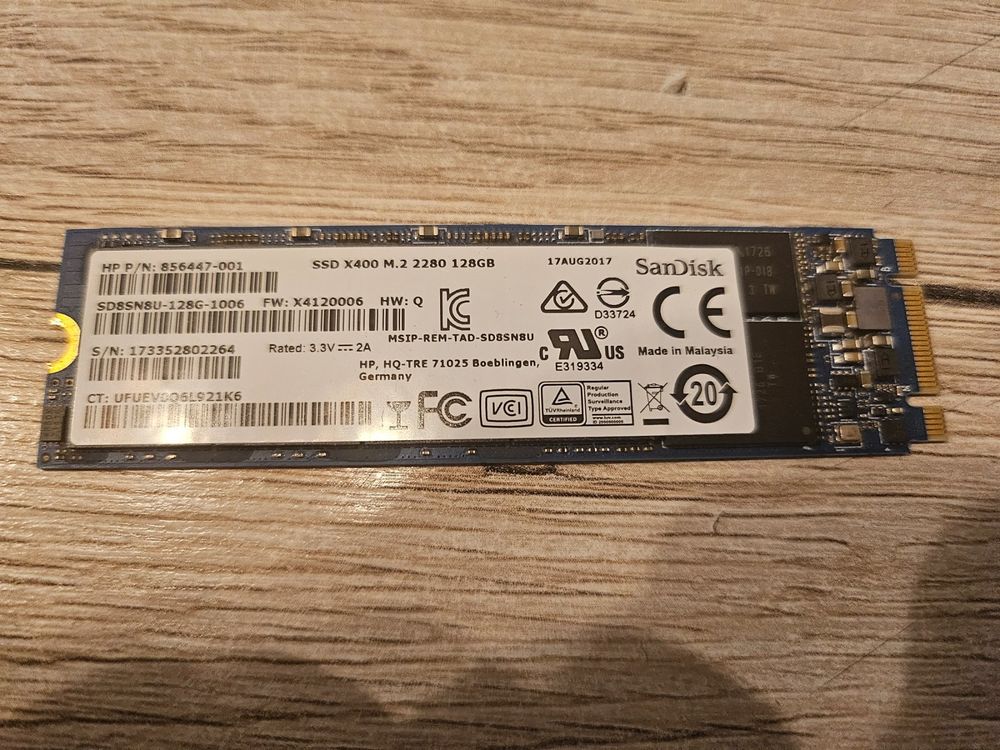 SSD M.2 / 128GB | Kaufen auf Ricardo