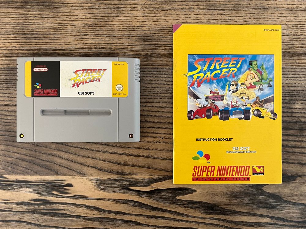 Street Racer SNES PAL mit Anleitung - SNSP-ASRP-EUR (Gebraucht) in Berg ...