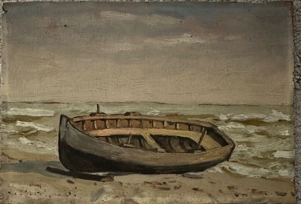Gemälde Mit Boot Unl.Sig | Kaufen auf Ricardo