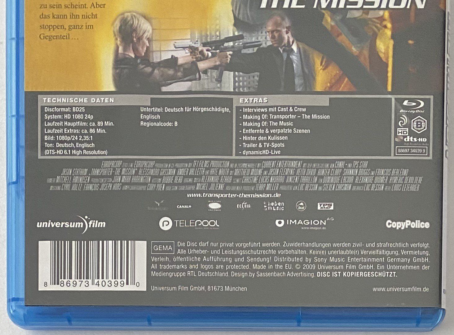 Transporter - The Mission (Gebraucht) in Flums für CHF 2 – mit ...