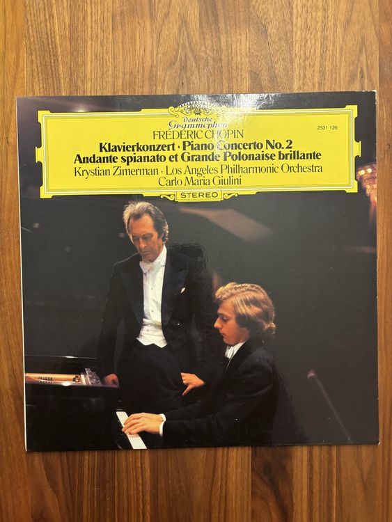 Chopin: Klavierkonzert Nr. 2, LP, Zimmerman Giulini (Gebraucht) in ...
