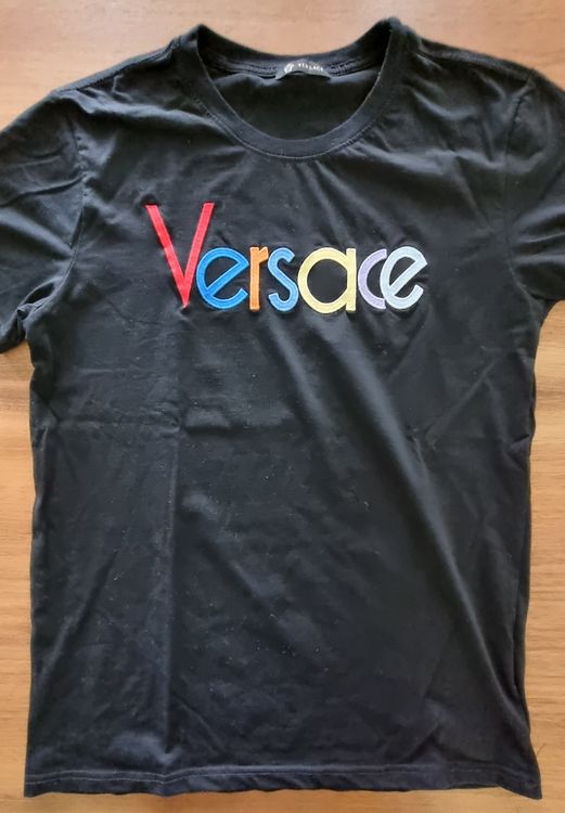Versace Retro Rainbow Logo T-Shirt | Kaufen auf Ricardo