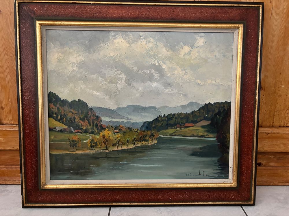 Ölgemälde Herbstlandschaft Signiert Max Clément (Gebraucht) in Fribourg für CHF 250 – nur ...