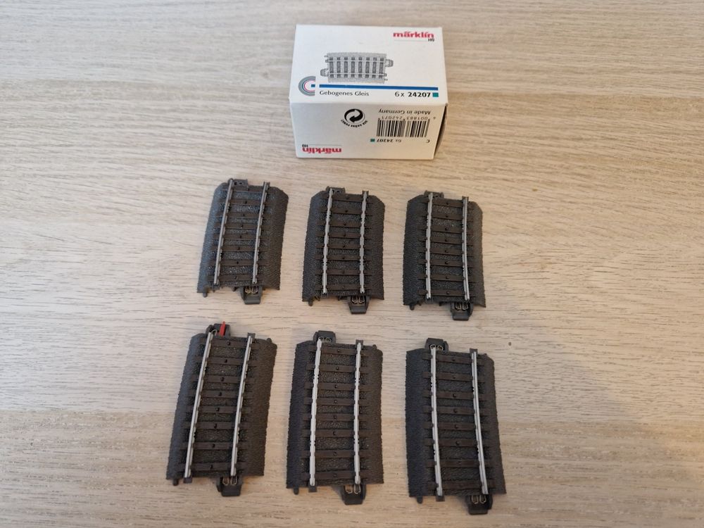 Märklin 6 x 24207 Gebogenes gleis C H0 OVP NEU | Kaufen auf Ricardo
