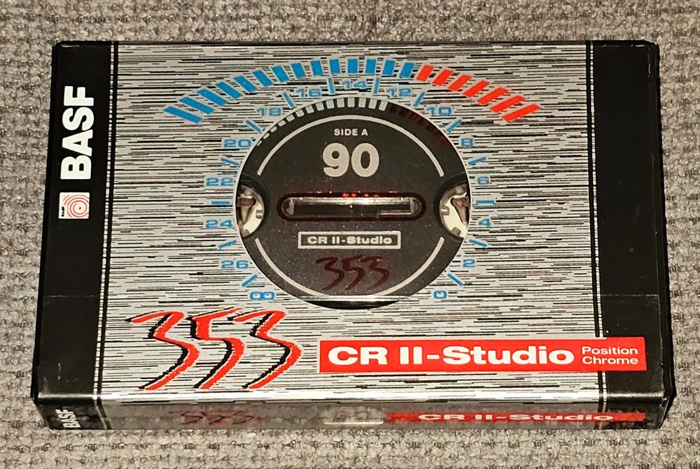 💥BASF "CR II-STUDIO 90 353 series" top class tape💥 (Neu und originalverpackt) in LAUSANNE für ...