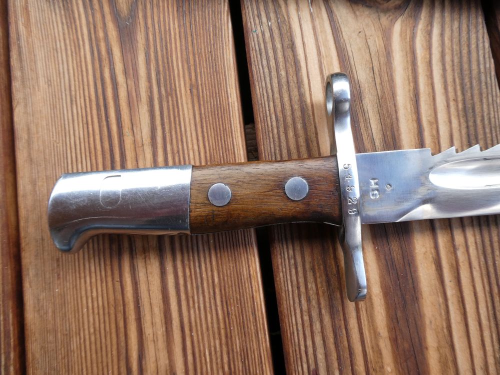 Schweizer Armee Faschinenmesser mit Lederscheide | Kaufen auf Ricardo