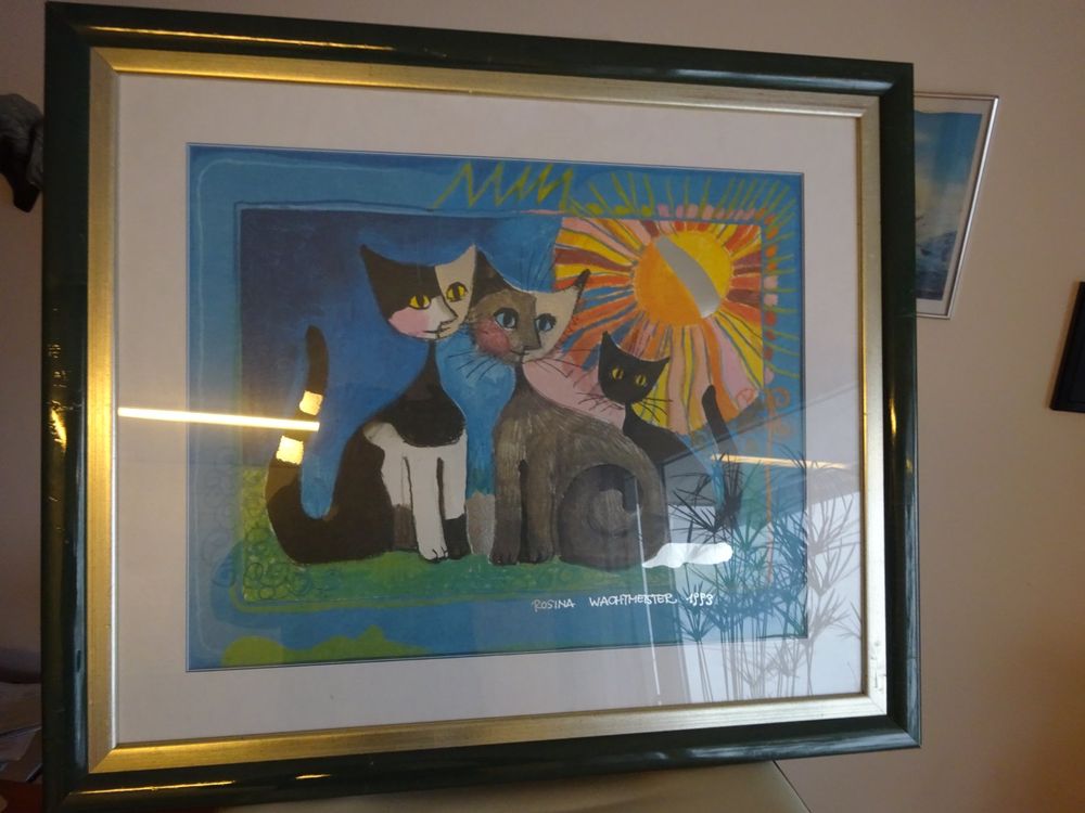 Rosina Wachtmeister Katzen 1993 LIMITIERT Nr.1435 1/3000 | Kaufen auf Ricardo