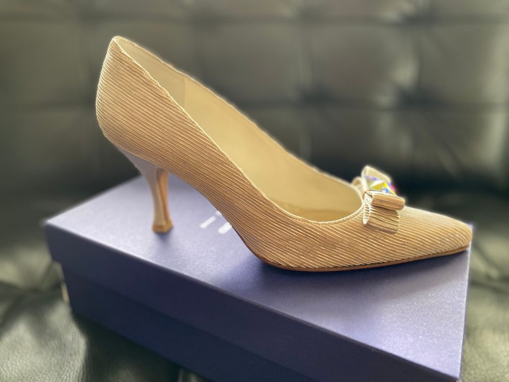 Stuart Weitzman, Gr. 38.5, Gold, Top Zustand (D'occasion) à Winterthur ...