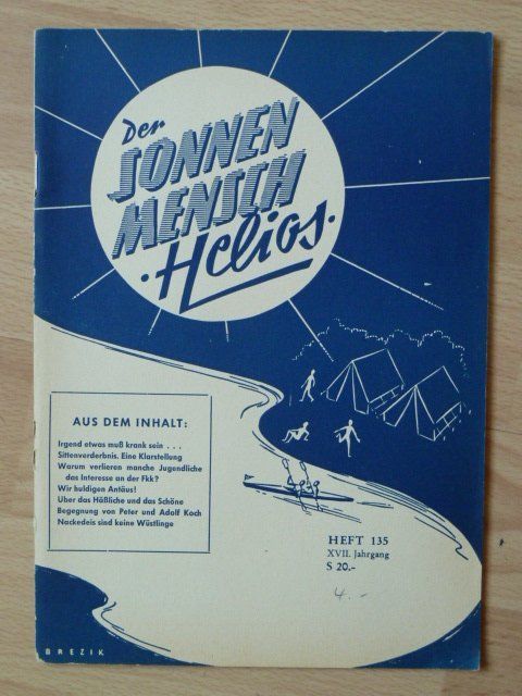 FKK Helios / der Sonnenmensch / Nr.135 Heft 4 1966 (Gebraucht) in Basel ...