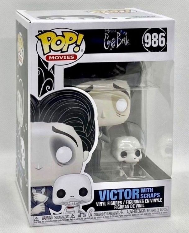Funko Pop! Corpse Bride, Victor with Scraps #986 (Neu und ...