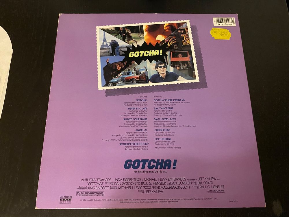 Gotcha! - Music From The Motion Picture Soundtrack LP | Kaufen auf Ricardo