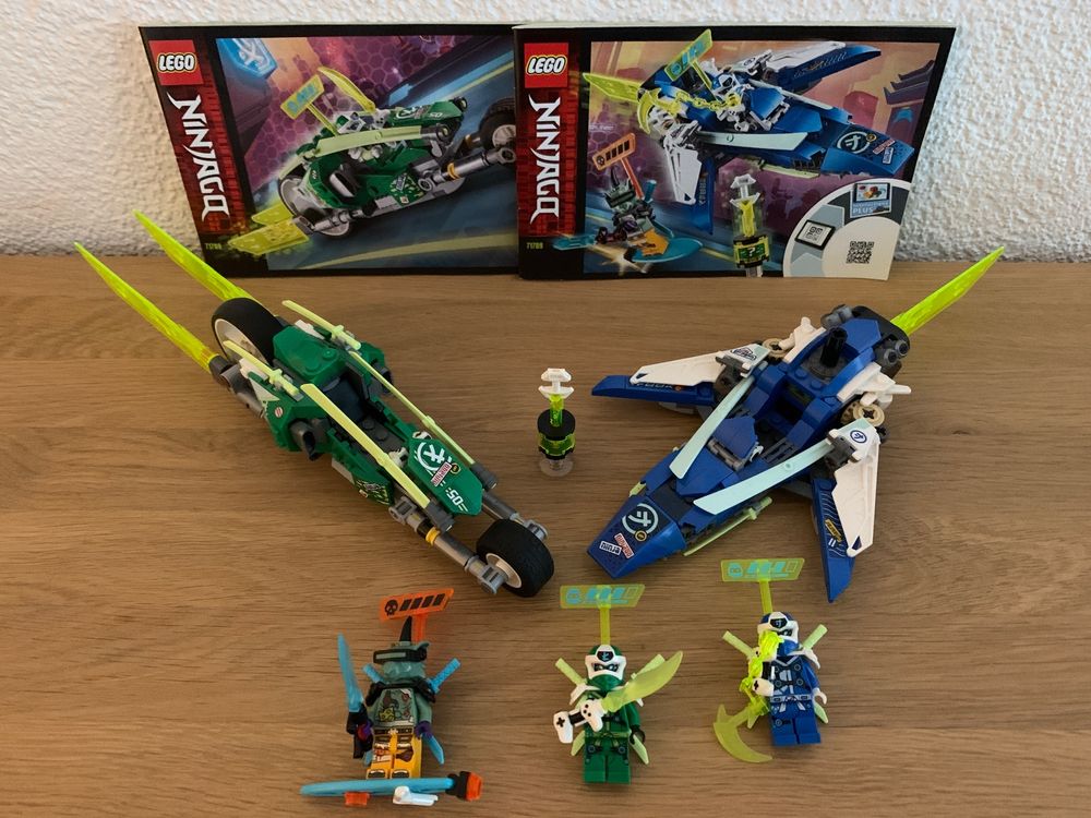 Lego Ninjago Jay und Lloyds Power-Flitzer (71709) (Gebraucht) in für ...