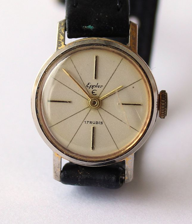 Vintage Damenarmbanduhr Eppler 17 Rubis Handaufzug (Gebraucht) in ...