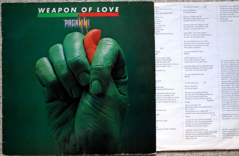 Paganini – Weapon Of Love | Kaufen auf Ricardo