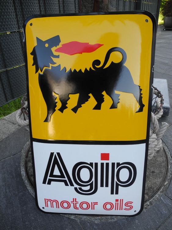 GROSSES AGIP EMAILSCHILD (Gebraucht) in Reinach AG für CHF 159 – mit ...