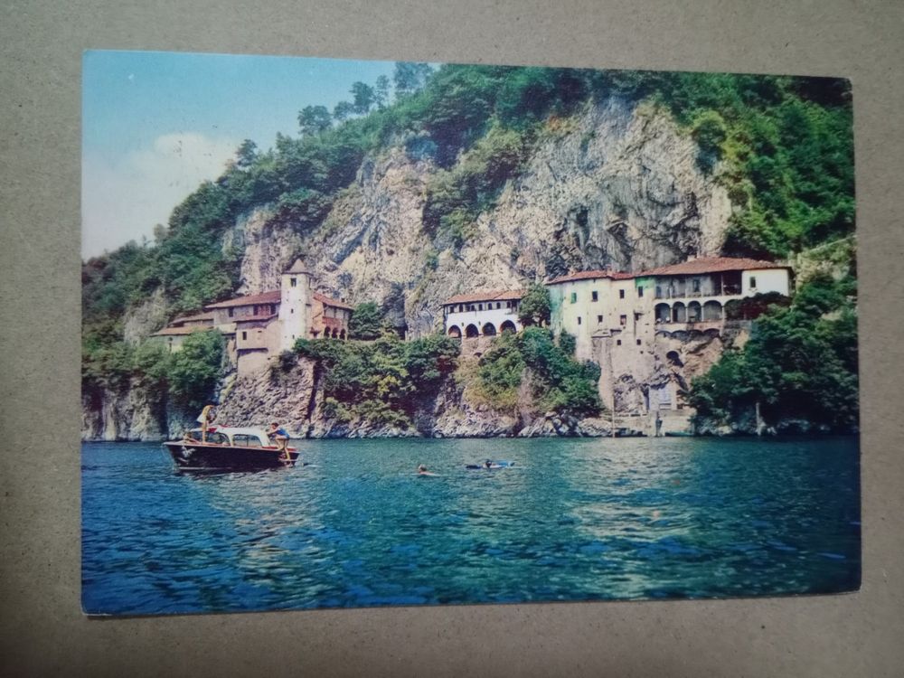 Ak Italien Lago Maggiore S.Caterina Motorboot Schwimmer 1961 (Gebraucht) in Küttigen für CHF 5 ...