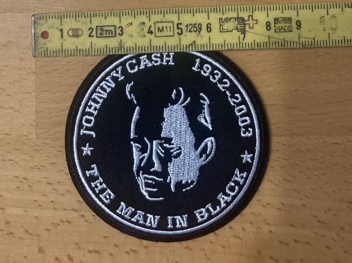 Johnny Cash Patch Sticker Aufnäher Rock Metal Band 3 | Kaufen auf Ricardo