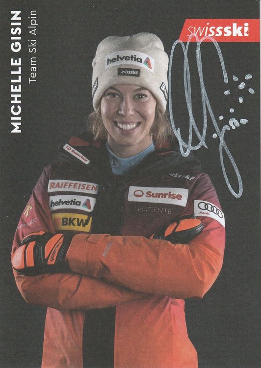 Michelle Gisin / Originalautogramm | Kaufen auf Ricardo