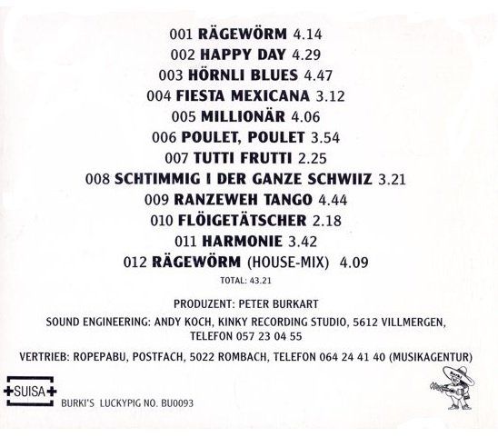 Rägewörm Burki Regenwürmer Peter Burkart Mundart (Gebraucht) in ...