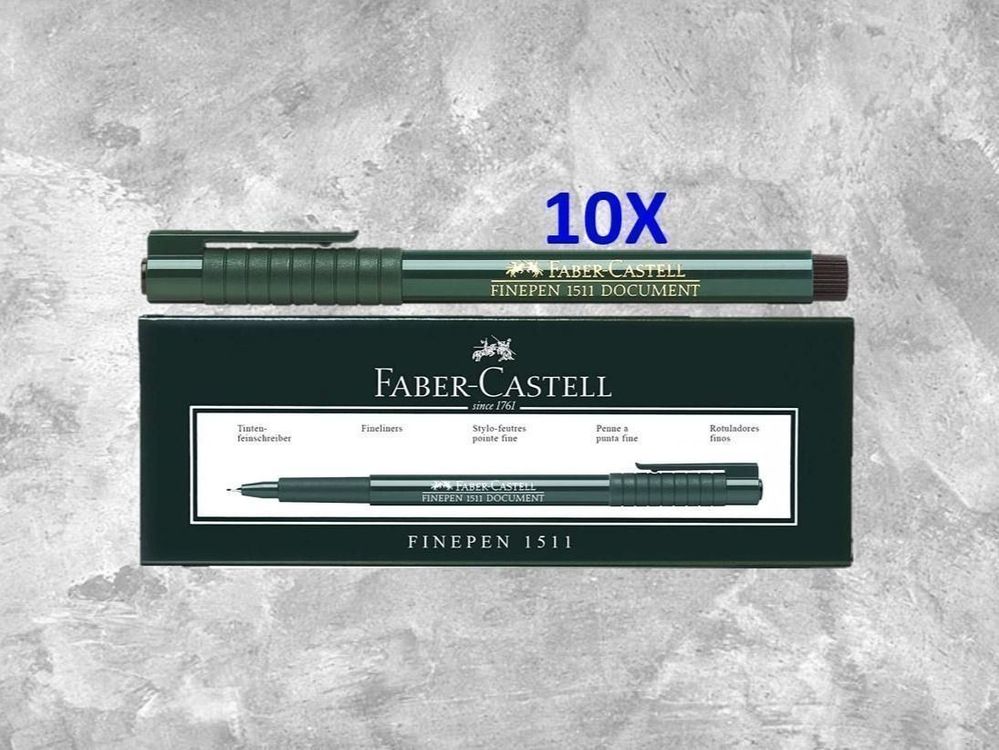 Faber-Castell Finepen 1511 blau 10 Stk. (Neu und originalverpackt) in Aarburg für CHF 8.95 – mit ...