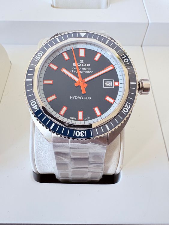 Edox Hydro-Sub Date Automatic Chronometer. New/Garantie (Neu und ...